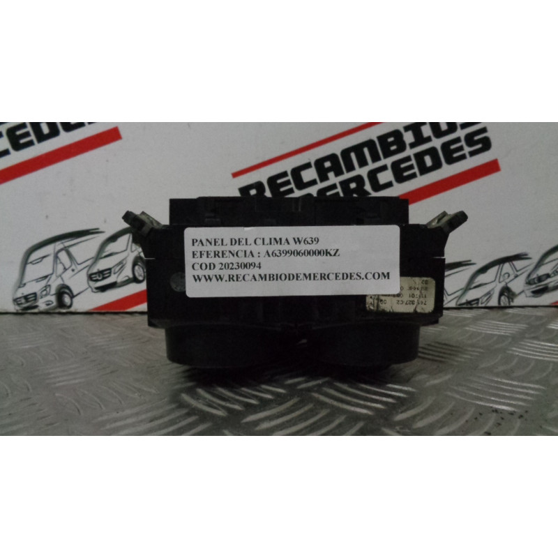 PANEL DEL CLIMA W639 - RECAMBIOSDEMERCEDES