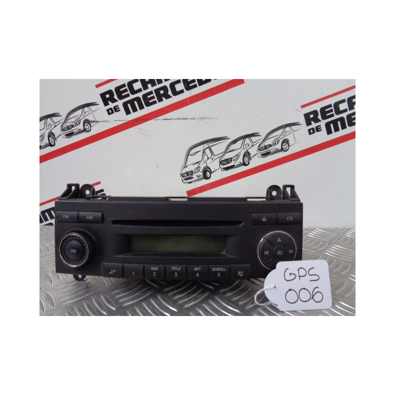 Radio / CD Mercedes Sprinter W906 2008 - 20014 · Recambios Mercedes
